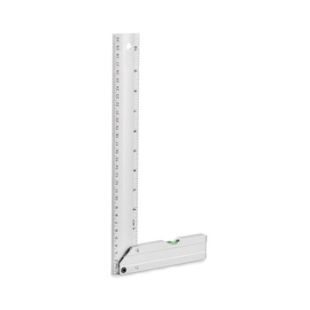 square ruler with level